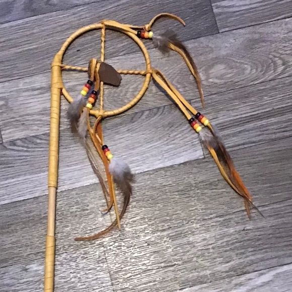 Native American | Other | Native American Medicine Wheeltalking Stick ...